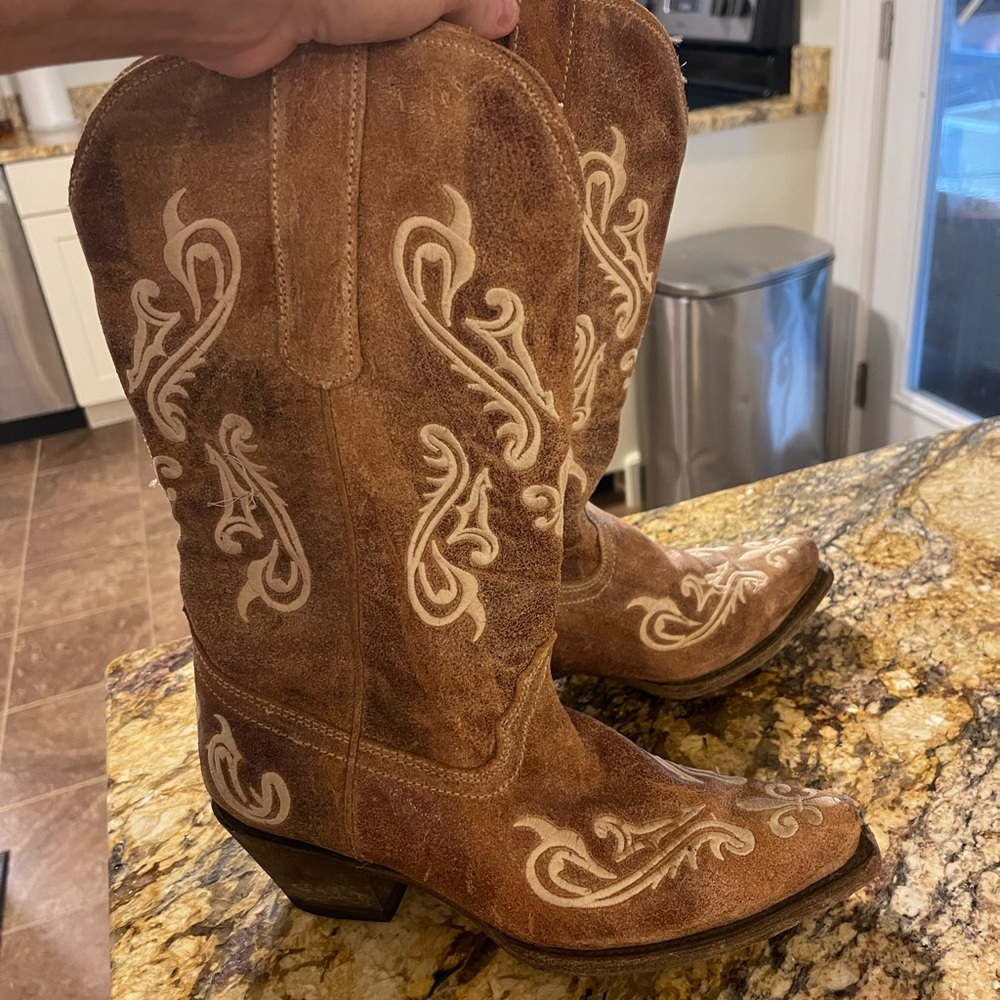Corral Brand Women’s Cowgirl Western Style Boots Size… - Gem